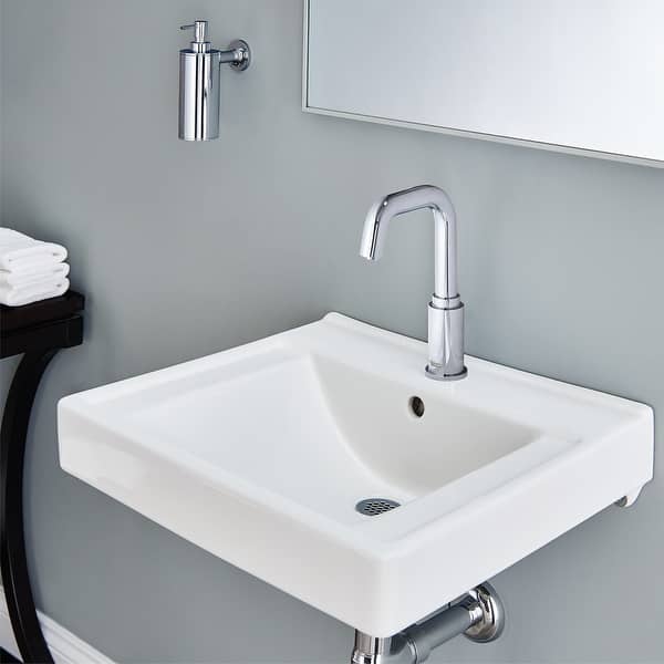 American Standard Decorum 20" Wall Mounted Bathroom Sink with - Bed ...
