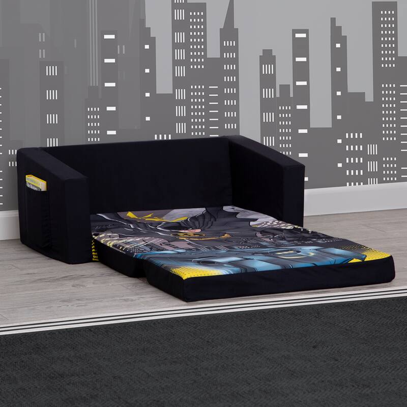 Batman Cozee Flip-Out Sofa - 2-in-1 Convertible Sofa to Lounger for ...