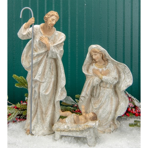 A&B Home Resin Nativity Set Decor - Set of 3 - Bed Bath & Beyond - 36812735