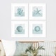 Paragon Coastal Mosaic Framed Art - Set of 4 - Bed Bath & Beyond - 43098771