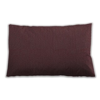 Ahgly Company Patterned Indoor-Outdoor Raspberry Purple Lumbar Throw ...