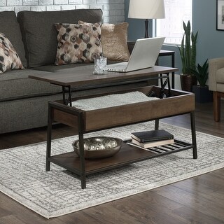 Lift-Top Rectangle Coffee Table, Smoked Oak Finish - Bed Bath & Beyond ...