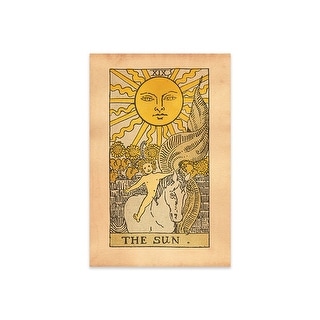 The Sun Tarot Print On Acrylic Glass by Tea Stained Madness - Bed Bath ...