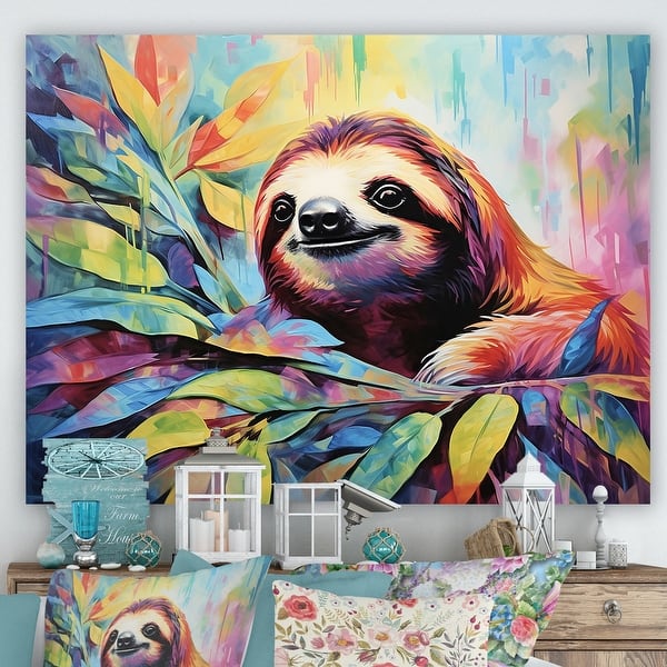 sloth pop art