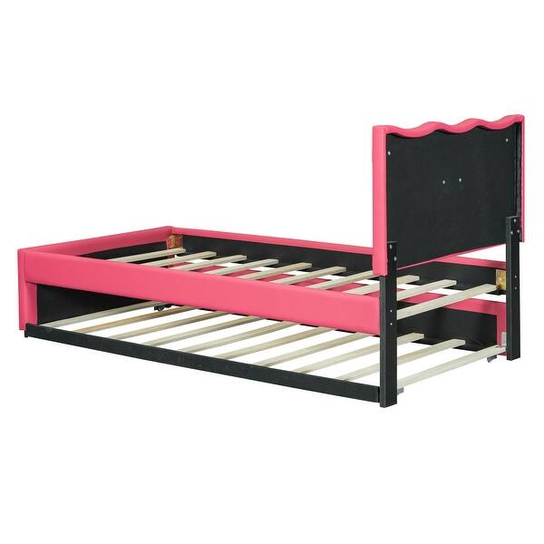 red heart bed frame