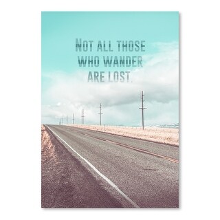 Americanflat - Those Who Wander by Annie Bailey - 16"x20" Poster Art ...