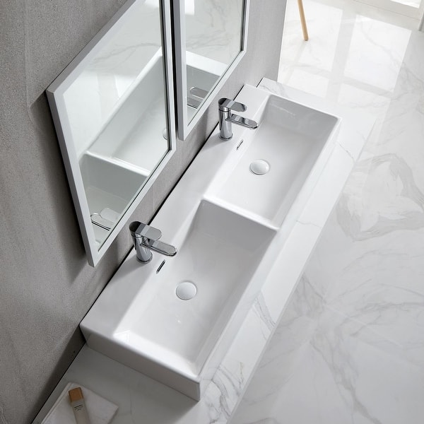 small double trough sink