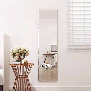 YC silver aluminum frame full body mirror for bedrooms - Bed Bath ...