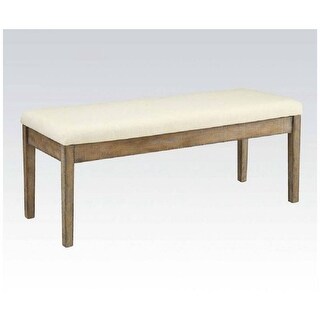 Bench in Beige Linen - Bed Bath & Beyond - 36357347