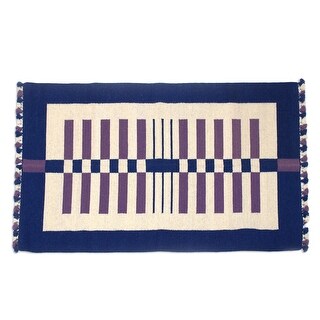 Novica Handmade Playful Lines Wool Area Rug (3X5) - 2' x 6' Runner ...