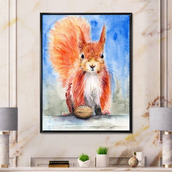 squirrel art print