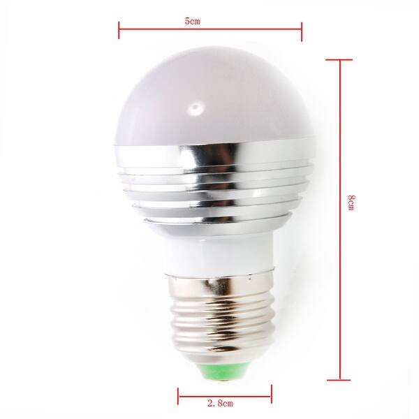 3W Energy-saving RGB Light Bulb - Bed Bath & Beyond - 35436584