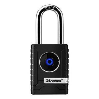 Wide Bluetooth Smart Padlock with Keypad, 11/32 in - Black (108198 ...