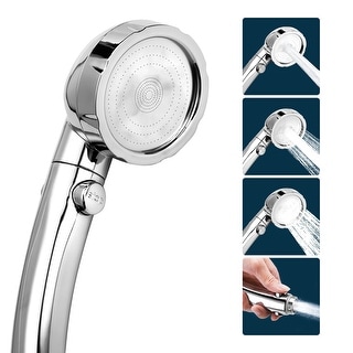 3 Mode Showerhead Handheld Shower Head (Only) With on Off Pause - Bed ...