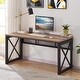 Industrial Home Office Desks, Rustic Wood Computer Desk, Farmhouse ...
