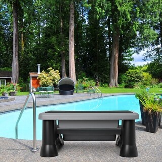 DoCred Hot Tub Step with Storage, Spa Double Steps with Drawers - 34"× ...