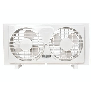 PREMIUS Portable Twin Window Fan, 2-Speed Control, 9 Inches - Bed Bath ...