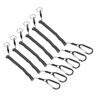 Fishing Tools Lanyards, Safety Cord Spiral Lanyards Tether Retractable ...