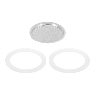 Aluminium Filter Replacement,56x49x4mm for 3-Cup Use Mocha Coffee Maker ...