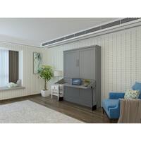 Brentwood Queen Murphy 2-pier Desk Bed - On Sale - Bed Bath & Beyond ...