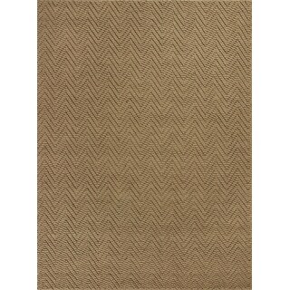 HomeRoots 5' x 8' Natural Herringbone Weave Jute Area Rug - 5' Octagon ...