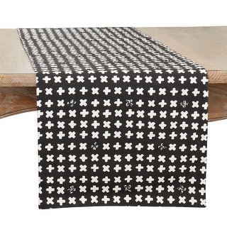 Embroidered Crosses Design Table Runner - 16"x72" - Bed Bath & Beyond ...