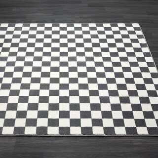 Dietrich Modern Checkered Area Rug - On Sale - Bed Bath & Beyond - 37102119