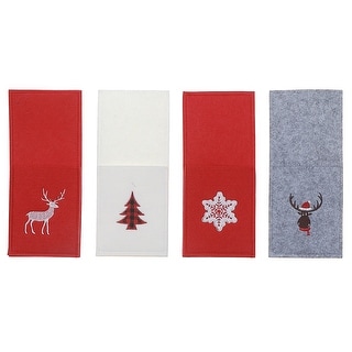 Felt Cutlery Holder Pocket - Set of 4 - Bed Bath & Beyond - 40901596
