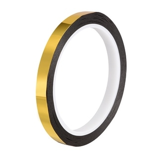 Gold Tone Metalized Mylar Tape 8mm x 50m/164ft Decor Tape for Graphic ...
