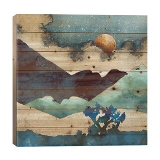 Evening Calm Print On Wood by SpaceFrog Designs - Multi-Color - Bed ...