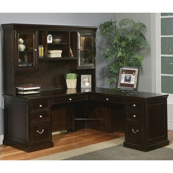 Executve Wood L-Desk and Return, Office Desk and Return, Writing Table ...