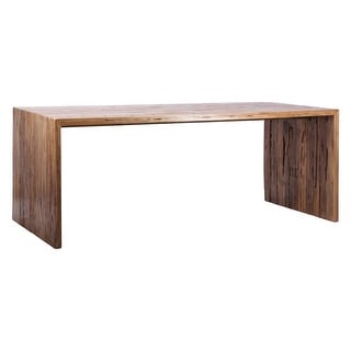 Camila 78-inch Rectangular Reclaimed Teak Waterfall Dining Table - Bed ...