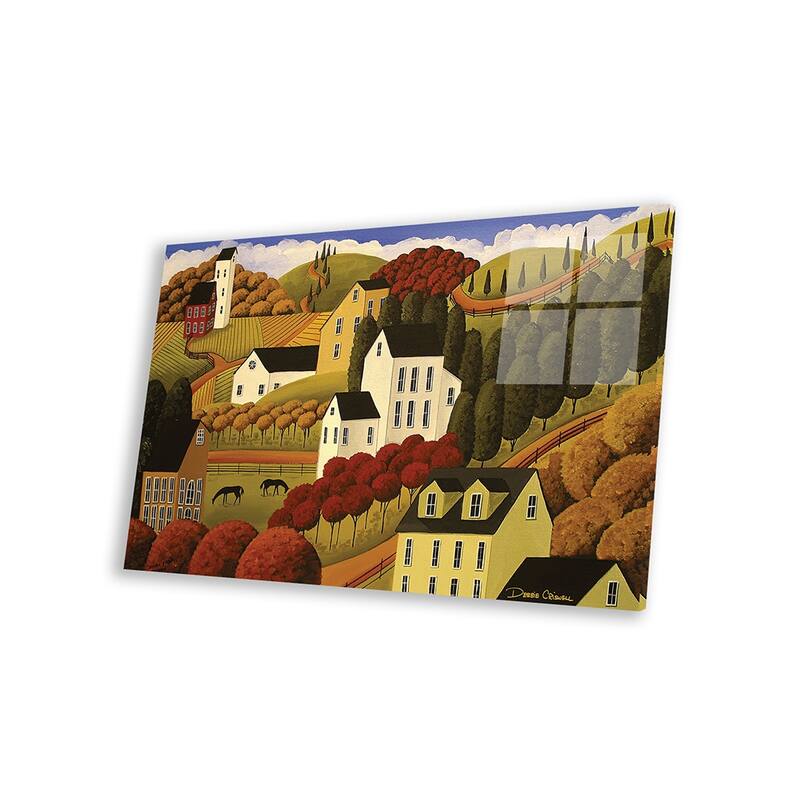 Small Farms Print On Acrylic Glass by Debbie Criswell - Overstock ...