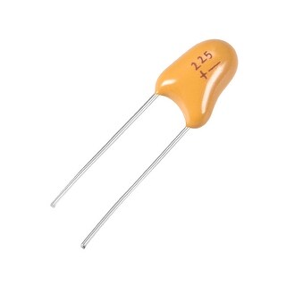 Tantalum Capacitor, 50V 2 Pin Radial Dipped Tantalum Bead Capacitors ...