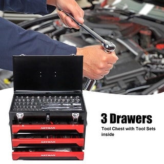 3drawers tool box with tool set - Bed Bath & Beyond - 39087132