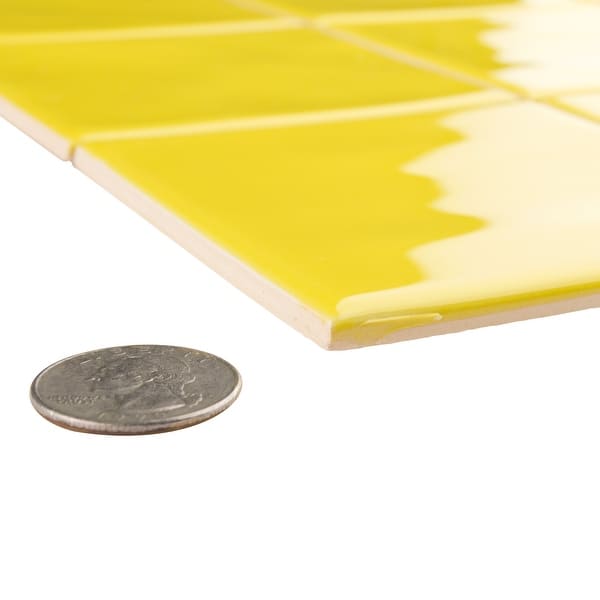 does white tiles yellow