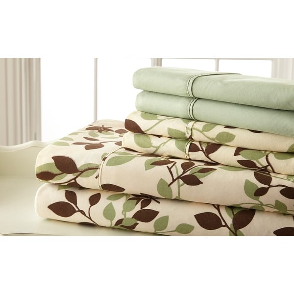SL SPIRIT LINEN HOME EST. 1988 Traditional Home 6pc Sheet Set - Bed ...