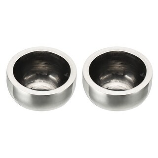 Pipe End Cap,2Pcs 304 Stainless Steel Tube End Fitting Polished - Bed ...