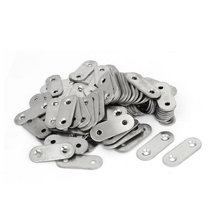 40mm x 15mm Stainless Steel Fixing Bracket Flat Mending Repair Plates ...