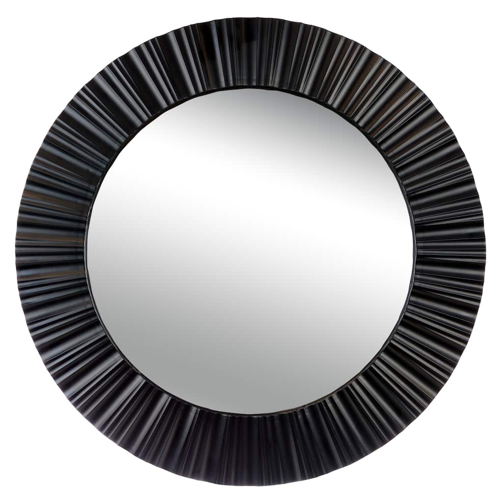 kieragrace Groove Mirror - Black, 20" - Overstock - 31734764