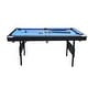 Pool Table Portable Billiards Table w/ Balls Triangle Rack and Chalk ...
