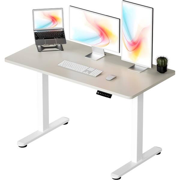 Electric Adjustable Standing Desk with Memory Presets, 48x24 Inches ...