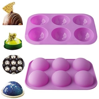 6-Cavity Silicone Sphere Cake Mold - Bed Bath & Beyond - 40039825