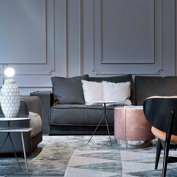 Modern Fabric Sofa Soft Nabuk Leder - Bed Bath & Beyond - 38437408