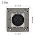 Grommet Wall Plate PC Wall Panel with 1.5 Inch Rubber Cable Through ...