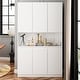Modular Buffet and Display Cabinet - Modular Design in Pristine White ...