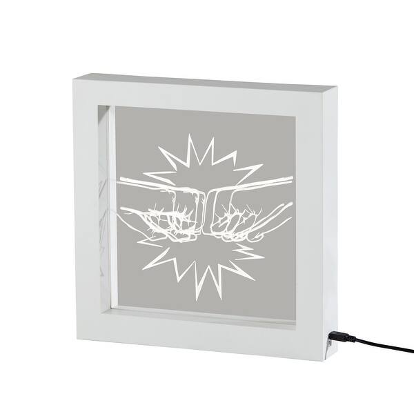 Fist Bump LED Video Light Box Lamp - On Sale - Bed Bath & Beyond - 33629501