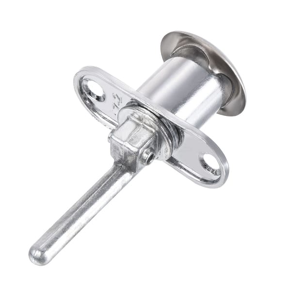 16mm Drawer Locks, 2 Pack Zinc Alloy Chrome Finish Drawer Door Lock ...