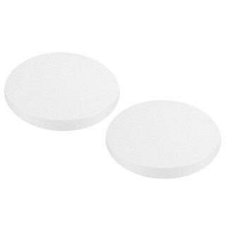 Foam Circles for Crafts Polystyrene Round Foam Disc 2 Pack - White ...