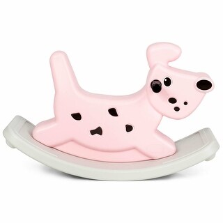 Baby Kids Animal Rocking Horse with Music and Lights-Pink - Bed Bath ...
